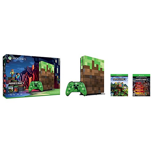 Xbox One S 1TB Limited Edition Console - Minecraft Bundle [Discontinued]