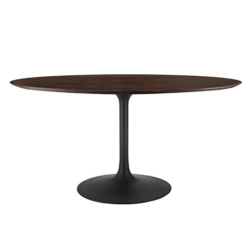 Modway Lippa Dining Table, 60 x 35.5 x 28.5, Brown