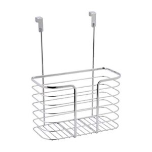 kitchen details 1 tier over the cabinet organizer | single basket | door hanging storage | bathroom | kitchen | chrome