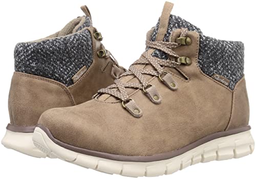 Skechers Women's Walking Boot Hiking, Taupe, 9