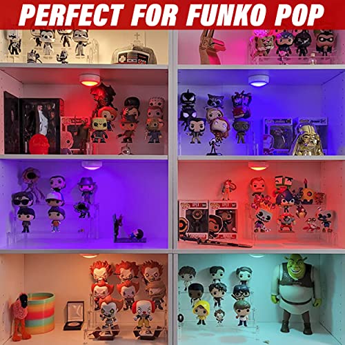 Acrylic Riser,Clear Display Risers Stand Perfume Organizer Cologne Acrylic Shelves 3 Tiered Cupcake Shelf for Amiibo Funko POP Figures Food Desserts Holder Collection Cosmetic Vendor Product