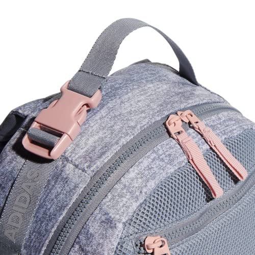 adidas Women's VFA 4 Backpack, Grey/Jersey Grey/Wonder Mauve Pink, One Size