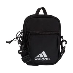 adidas unisex must have festival crossbody bag, black, one size