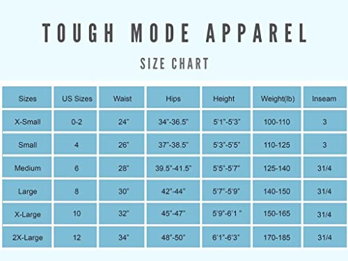 Tough Mode Womens 3" Lightweight Running WOD Volleyball Shorts Workout Mesh Liner Zip Pocket