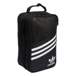 adidas originals utility kicks shoe bag, black/white, one size