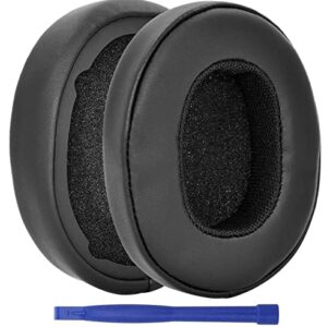 for Skullcandy Hesh 3 Ear Pads BUTIAO Replacement Protein Leather Memory Foam Earpads Ear Cushion Repair Parts Compatible with Skullcandy Crusher Hesh 3 3.0 Hesh3 Venue Wireless ANC Headphones - Black