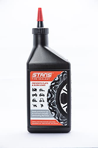 Stan’s Outdoor Tire Sealant, Flat-Tire Repair for Outdoor Utility Equipment like Trailers, Wheelbarrows, Handcarts, Golf Carts, and Tractors