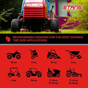 Stan’s Outdoor Tire Sealant, Flat-Tire Repair for Outdoor Utility Equipment like Trailers, Wheelbarrows, Handcarts, Golf Carts, and Tractors