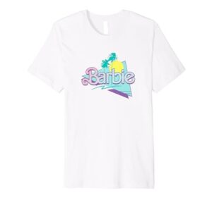 barbie 90's barbie logo premium t-shirt