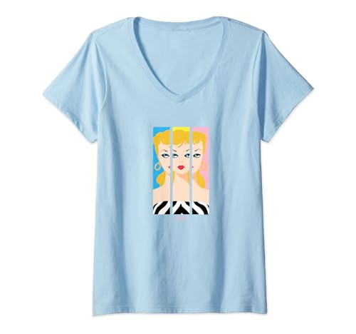 Barbie Vintage Panels V-Neck T-Shirt