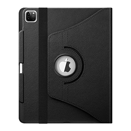 Fintie Rotating Case for iPad Pro 12.9-inch 6th Generation 2022-360 Degree Swiveling Protective Cover with Pencil Holder, Auto Sleep/Wake, Also Fit iPad Pro 12.9" 5th/4th/3rd Gen, Black