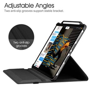 Fintie Rotating Case for iPad Pro 12.9-inch 6th Generation 2022-360 Degree Swiveling Protective Cover with Pencil Holder, Auto Sleep/Wake, Also Fit iPad Pro 12.9" 5th/4th/3rd Gen, Black