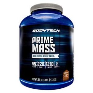 bodytech prime mass - chocolate (6 lbs./8 servings)