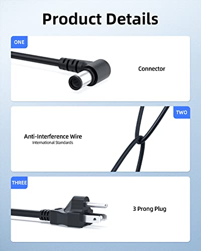 230W AC Charger Compatible with MSI-GE63-GE73 GE75 GE73VR GE63VR GE65 GP73 GP63 GP65 GP75 GL63 GL73 GL65 GL75 WT72 GT72 GT72VR GT72S WT70 Alpha Series 15 17 Raider Leopard Laptop Power Supply Cord