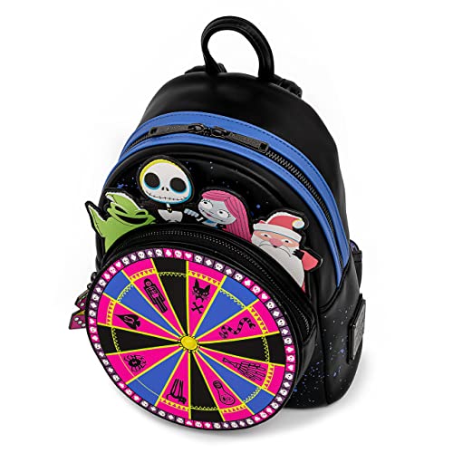 Loungefly Disney Nightmare Before Christmas Oogie Boogie Wheel Womens Double Strap Shoulder Bag Purse