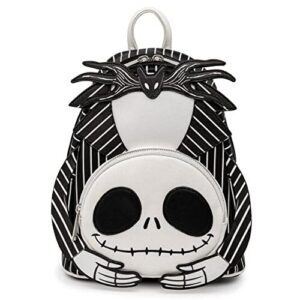 loungefly disney nightmare before christmas headless jack skellington womens double strap shoulder bag purse