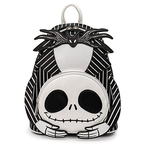 Loungefly Disney Nightmare Before Christmas Headless Jack Skellington Womens Double Strap Shoulder Bag Purse