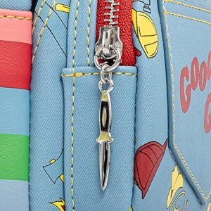 Loungefly Childs Play Chucky Cosplay Womens Double Strap Shoulder Bag Purse