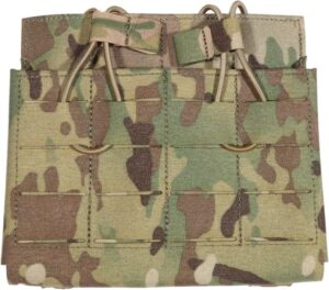 grey ghost gear 1051-5 double 7.62 mag pouch laminate - multicam