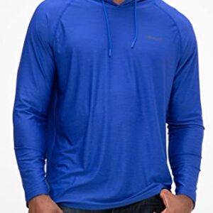 DEVOPS Men's 3 Pack Hoodie Long Sleeve Fishing Hiking Running Workout T-shirts (Small, Black/Blue/Red)