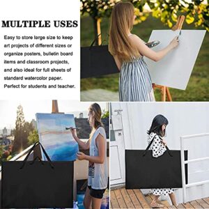 DPEI XUAN Light Weight Art Portfolio Bag with Nylon Shoulder, 24"X 36" Large Size Poster Board Storage Bag, Waterproof Drawing Painting Sketch Bag Case for Artist and Student Art Work Portfolio