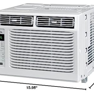 TCL 6W9ER1-A Smart App & Voice Control Window Air Conditioner, 6,000 BTU, White