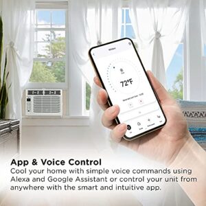 TCL 6W9ER1-A Smart App & Voice Control Window Air Conditioner, 6,000 BTU, White