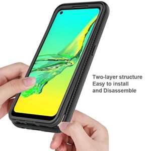 QiongNi Case for Oppo A53S 2020 Case Cover,Anti-Fall and Shock-Absorbing Protective Cover Case for Oppo A53 2020 CPH2127 / A53S 2020 CPH2135 / A32 2020 PDVM00 / A33 2020 CPH2137 Case Black