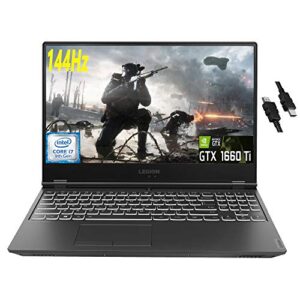 lenovo flagship legion y540 gaming laptop 15.6" fhd ips 144hz display 9th gen intel hexa-core i7-9750h 16gb ram 1tb ssd geforce gtx 1660 ti 6gb backlit usb-c dolby win10 + hdmi cable