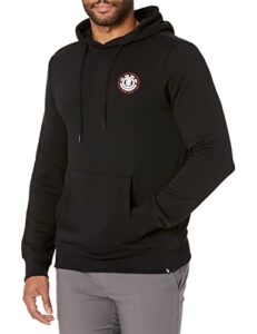 element mens element young sweatshirt fleece hoodie pullover sweater, flint black seal, x-large us