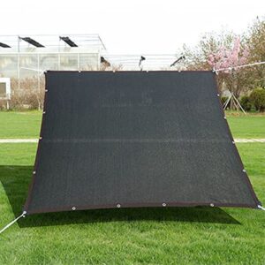 90% Shade Cloth 10 ft X 12 ft Shade Tarp Black Taped Edge with Grommets