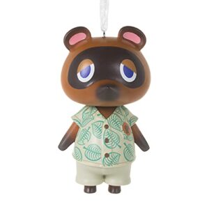 hallmark animal crossing tom nook christmas ornament, nintendo gamer gifts