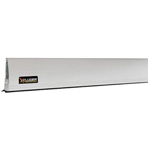 xcluder 36" versa-line door sweep, aluminum cover – seals out rodents and pests, easy to install, maximum adjustability; under-door seal; rodent proof door sweep