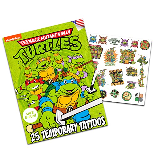 Teenage Mutant Ninja Turtles Imagine Ink Bundle ~ TMNT Activity and Coloring Book for Kids with 25 Teenage Mutant Ninja Turtle Tattoos (TMNT Party Favors)