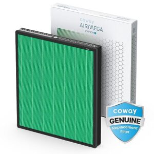 coway airmega 250/250s air purifier replacement filter set, max 2 green true hepa and active carbon filter, ap-1720-fp