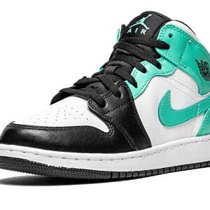 Nike Youth Air Jordan 1 Mid GS Igloo Tropical Twist, White/Tropical Twist/Black, 7Y