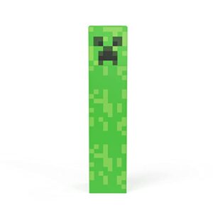 zak! square water bottle, minecraft creeper - 22 oz - durable, bpa-free plastic - dishwasher safe