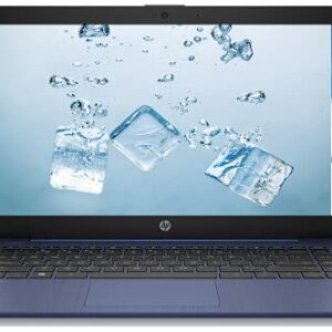 HP 2021 Newest 14 inch HD Laptop Computer, Intel Celeron N4000 up to 2.6 GHz, 4GB DDR4, 64GB eMMC Storage, WiFi, Webcam, HDMI, Bluetooth, 1 Year Microsoft 365,Windows 10 S, Blue + Hubxcel Cables