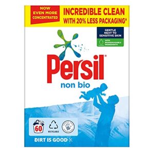 2x of 60 Wash Persil Non-Bio Washing Powder with Biodegradable Ingredients