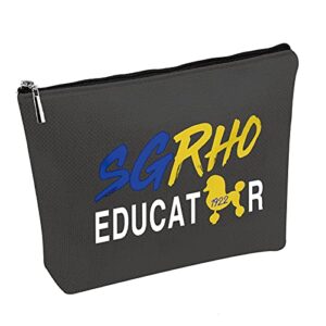 sigma gamma rho makeup bag gift sigma gamma rho 1922 sgrho educator sgrho teacher gift (sgrho educator bag)