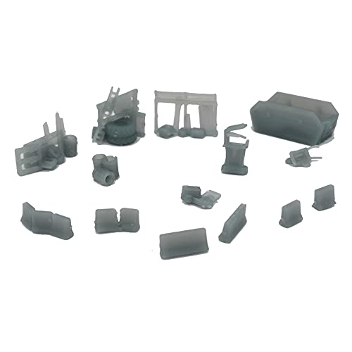 Outland Models Railway Scenery Accessory Street Junk Stuff Set 1:160 N Scale