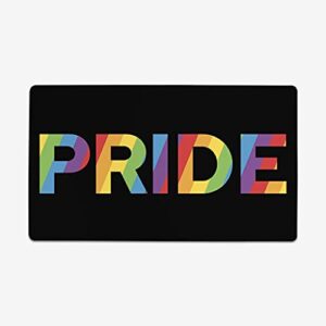 Inked Playmats Pride Black Playmat Inked Gaming TCG Game Mat for Cards Desk Mat (13+)