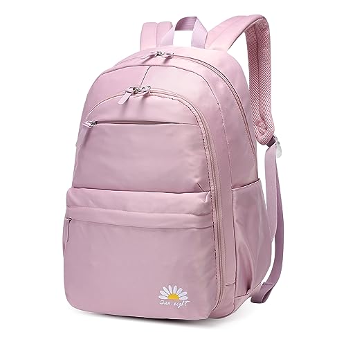 Caran·Y Kids' Backpacks Multipurpose, Waterproof,Spacious Lightweight School Bookbag for 15.6-inch Laptop,Bottle Side Pockets and Suitable for Ages 6 and Up Girl Boy Toddler Backpack（Purple）