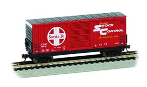 bachmann trains - hi-cube box car - atsf #14044 - n scale