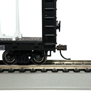 Bachmann Trains - 52' Center-Beam FLATCAR with BULKHEADS - Northern Pacific #67080 - HO Scale