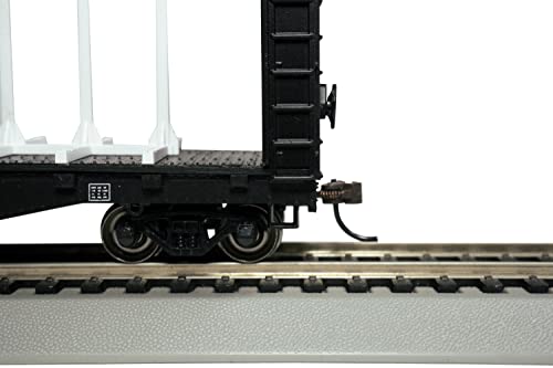 Bachmann Trains - 52' Center-Beam FLATCAR with BULKHEADS - Northern Pacific #67080 - HO Scale