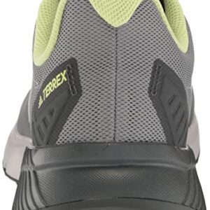 adidas Men's Terrex Soulstride Trail Running Shoes, Grey/Grey/Pulse Lime, 10.5