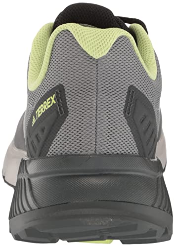 adidas Men's Terrex Soulstride Trail Running Shoes, Grey/Grey/Pulse Lime, 10.5