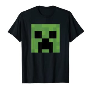 Minecraft Creeper Big Face T-Shirt