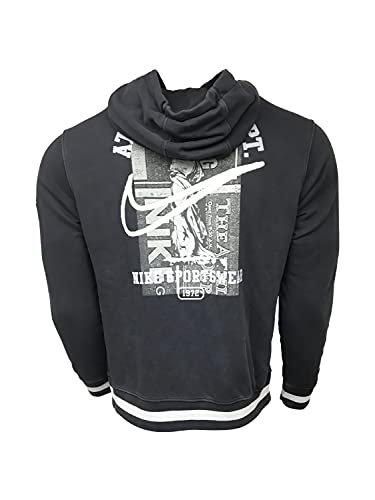 Nike Mens Sportswear Athletic Dept Stonewashed Pullover Hoodie Black French Terry (as1, alpha, l, regular, regular)